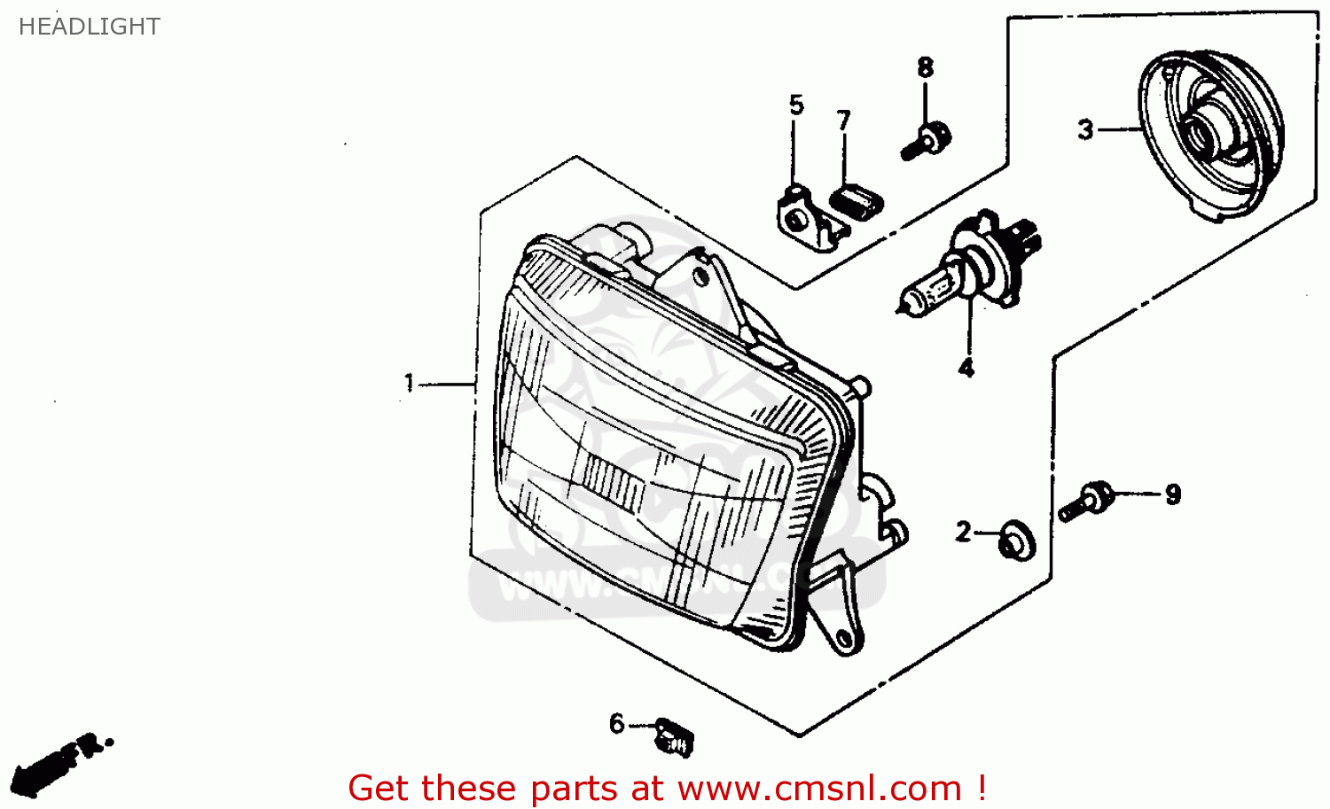 Honda Honda VTR250 INTERCEPTOR VTR 1989 (K) USA parts lists and schematics