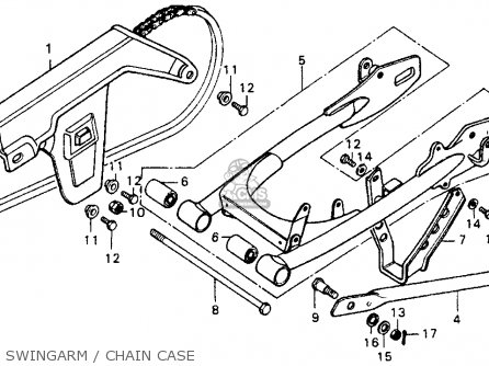 Honda XL100 1977 USA parts lists and schematics