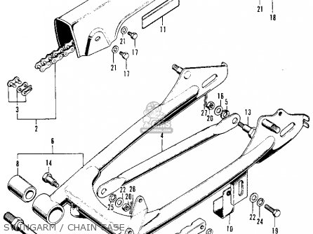 Honda XL100 K0 1974 USA parts lists and schematics