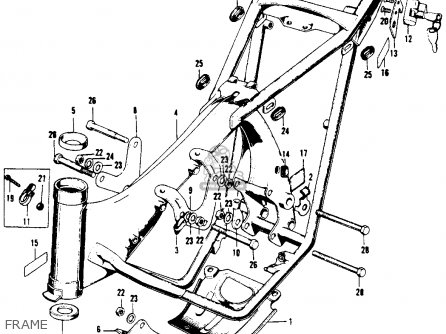 Honda XL100 K1 1975 USA parts lists and schematics