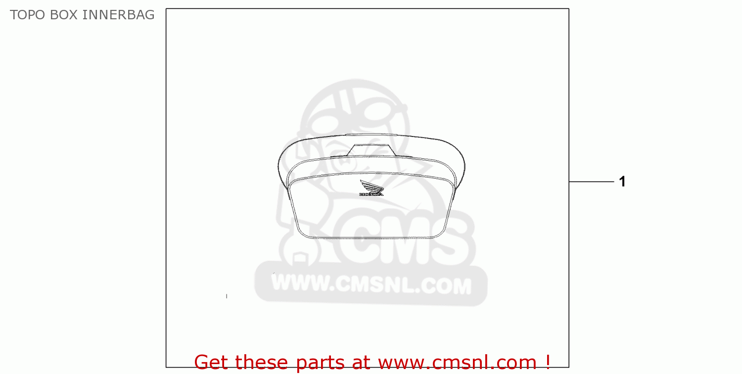 TOPO BOX INNERBAG - XL1000VA VARADERO 2005 (5) FRANCE / ABS