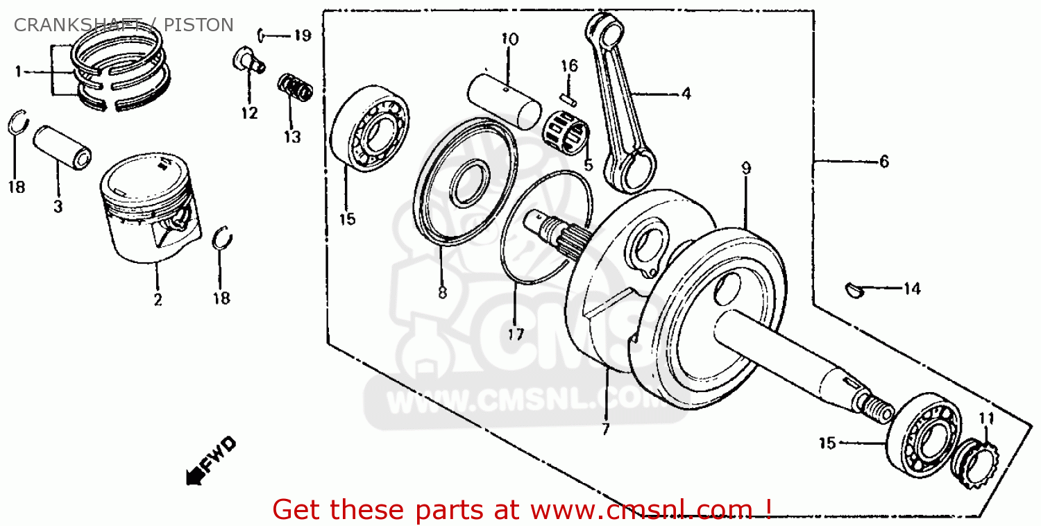 Honda XL100S 1985 (F) USA parts lists and schematics