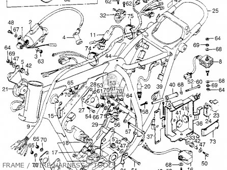 Honda XL175 K0 1973 USA parts lists and schematics