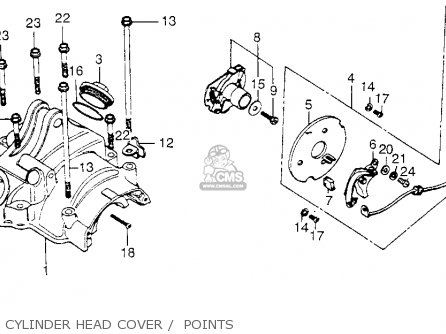 Honda Honda XL175 K5 1978 USA parts lists and schematics