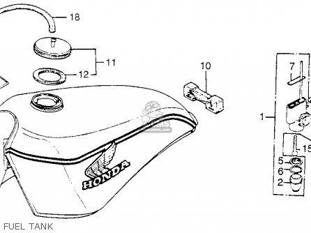 Honda XL250 MOTOSPORT 1976 USA parts lists and schematics