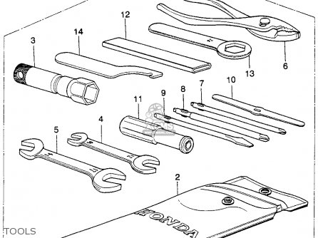 Honda XL250 MOTOSPORT K1 1974 USA parts lists and schematics