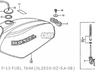 Honda XL250S 1981 (B) BELGIUM parts lists and schematics