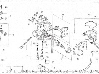 Honda Honda XL500S 1979 (Z) BELGIUM parts lists and schematics