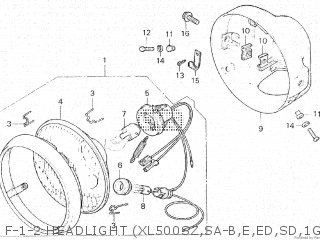 Honda Honda XL500S 1979 (Z) BELGIUM parts lists and schematics