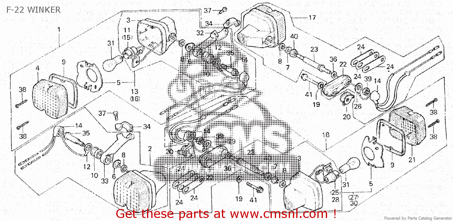 Honda Honda XL500S 1979 (Z) BELGIUM parts lists and schematics