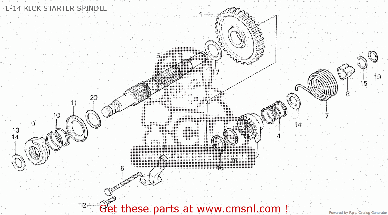 Honda XL500S 1980 (A) BELGIUM parts lists and schematics