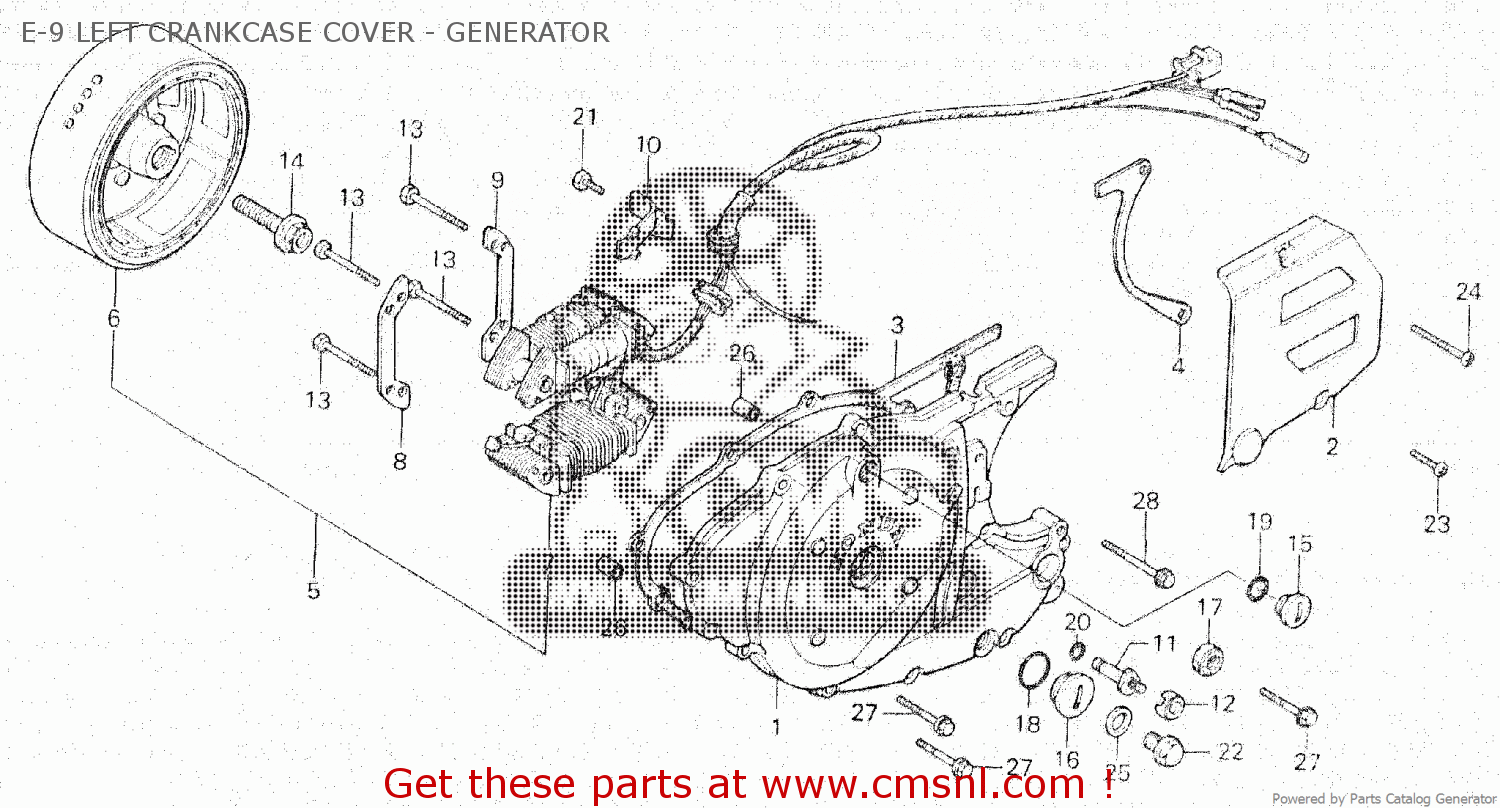 Honda XL500S 1980 (A) BELGIUM parts lists and schematics