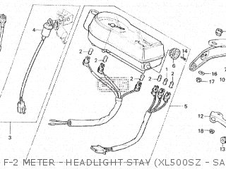 Honda XL500S 1980 (A) BELGIUM parts lists and schematics