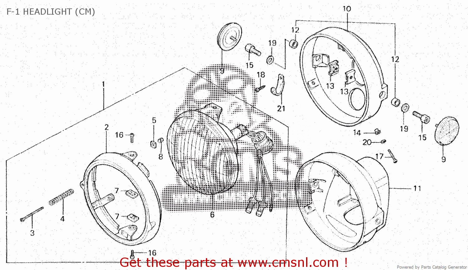Honda XL500S 1980 (A) BELGIUM parts lists and schematics