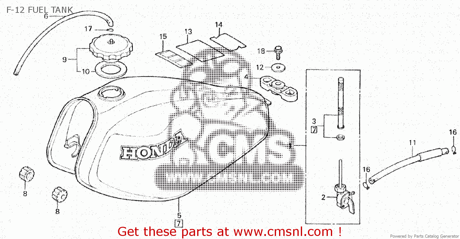 Honda XL500S 1980 (A) BELGIUM parts lists and schematics