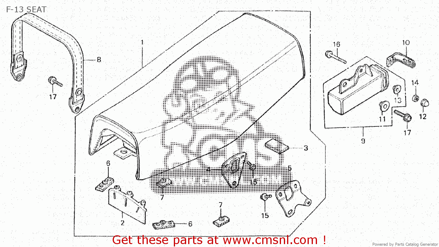 Honda XL500S 1980 (A) BELGIUM parts lists and schematics