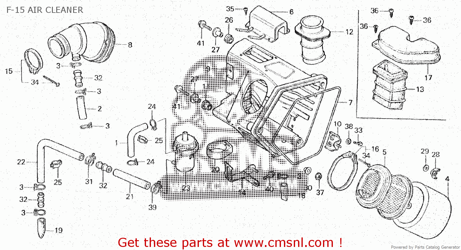Honda XL500S 1980 (A) BELGIUM parts lists and schematics