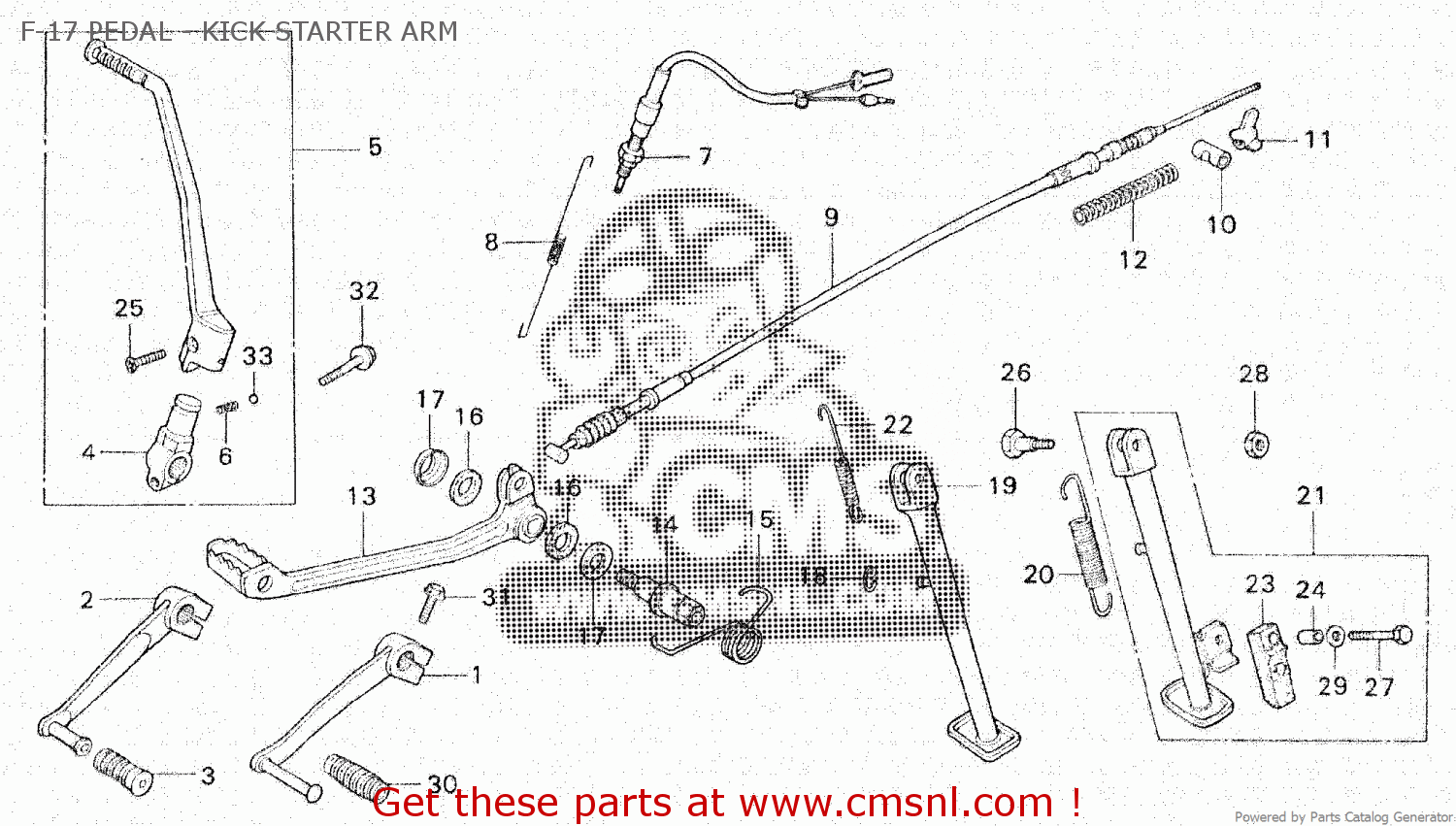 Honda XL500S 1980 (A) BELGIUM parts lists and schematics