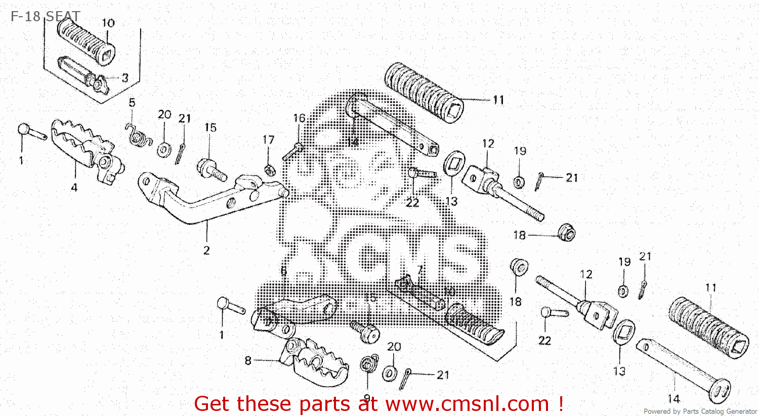 Honda XL500S 1980 (A) BELGIUM parts lists and schematics