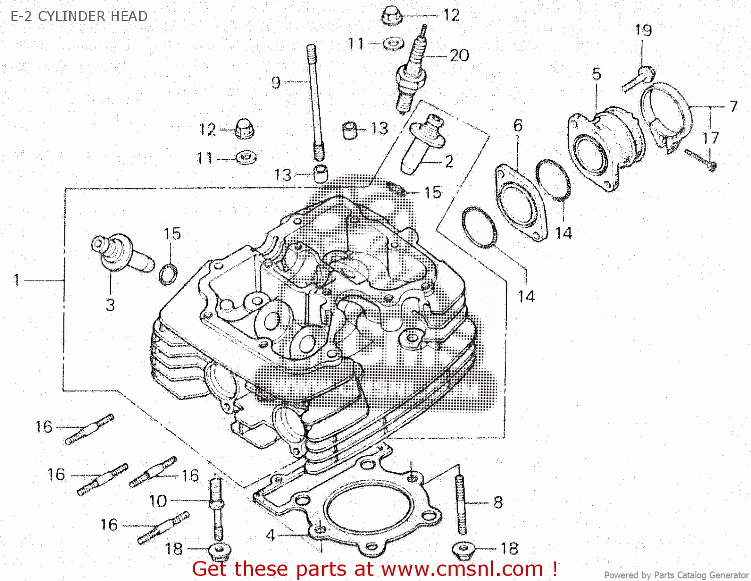 Honda XL500S 1981 (B) BELGIUM parts lists and schematics