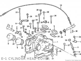 Honda XL600R 1984 (E) parts lists and schematics