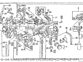 Honda XL600R 1984 (E) parts lists and schematics