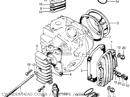 Honda XL70 1976 USA parts lists and schematics
