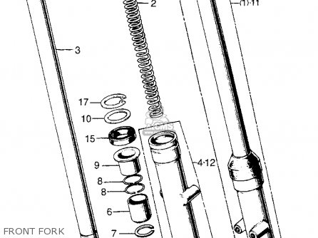 Honda XL70 1976 USA parts lists and schematics