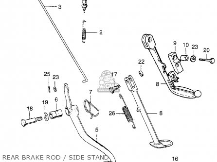 Honda XL70 1976 USA parts lists and schematics