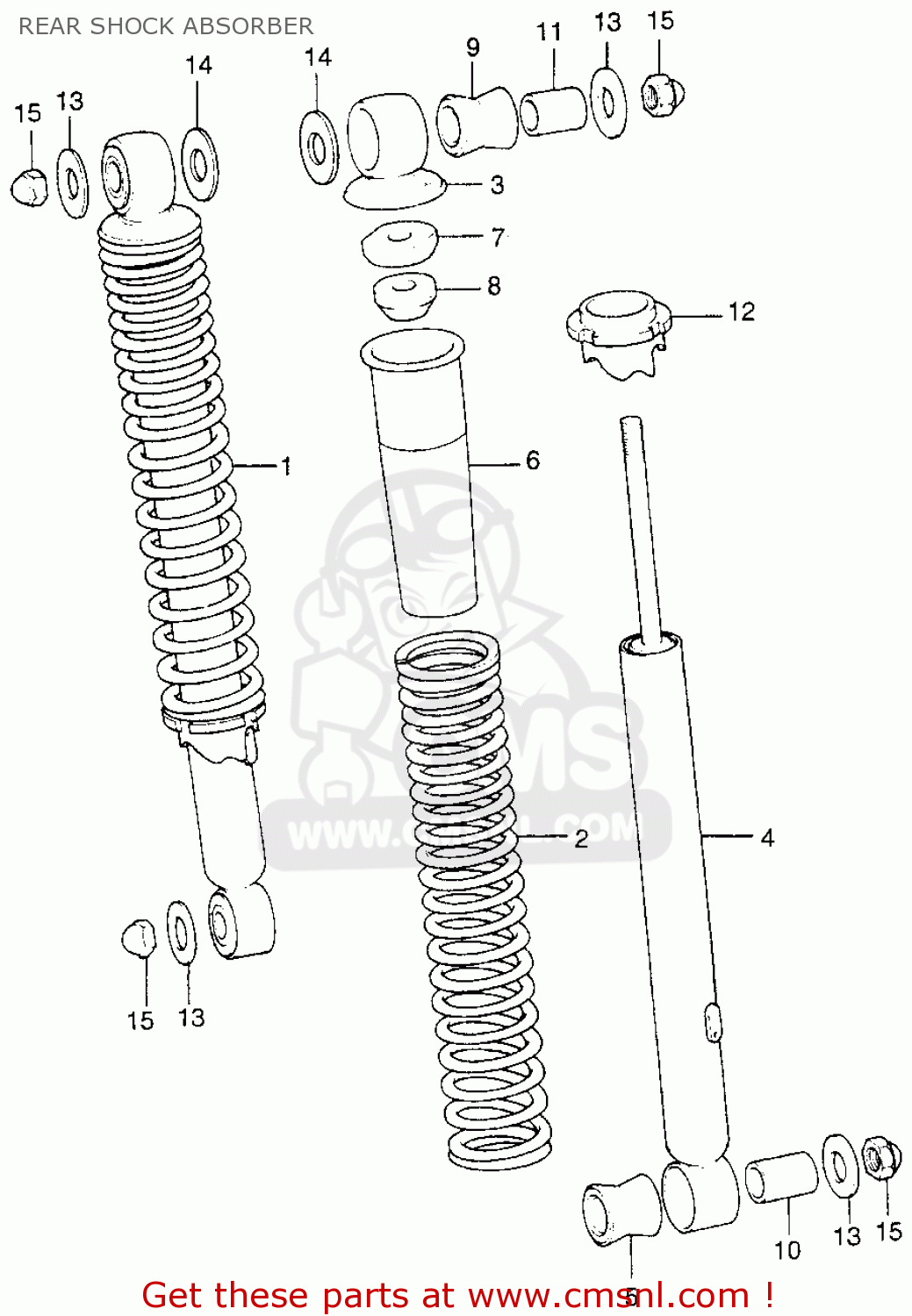 Honda XL70 1976 USA parts lists and schematics