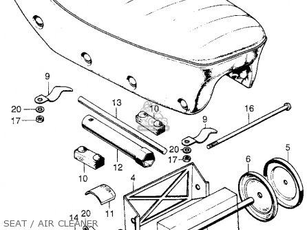 Honda XL70 1976 USA parts lists and schematics
