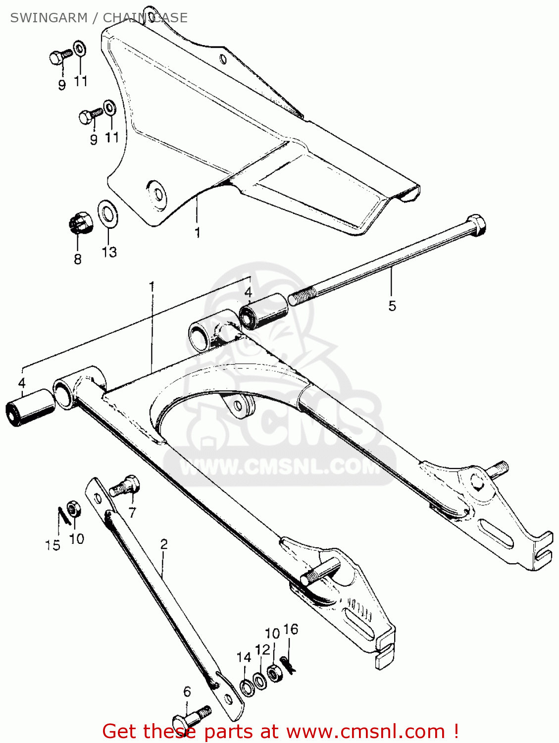 Honda Honda XL70 K1 1975 USA parts lists and schematics