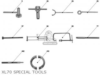 Honda XL70 SPECIAL TOOLS parts lists and schematics