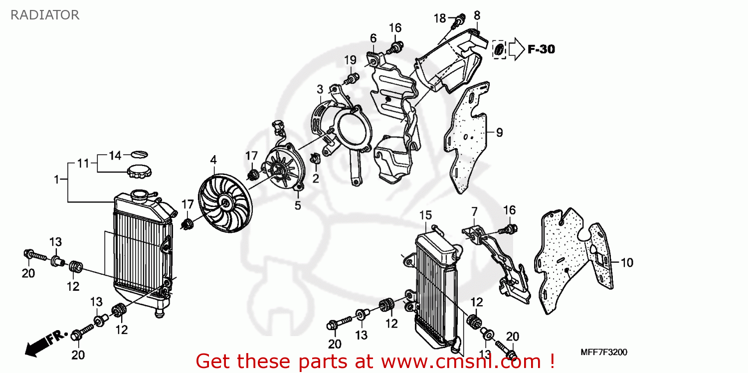 Honda XL700V TRANSALP 2009 (9) EUROPEAN DIRECT SALES / SPC RADIATOR ...