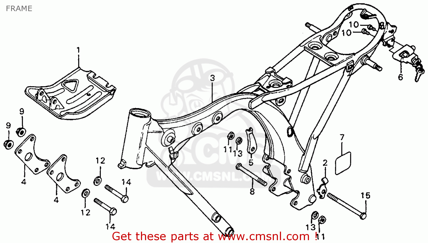 Honda Honda XL75 1978 USA parts lists and schematics