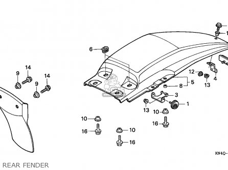 Honda Honda XR100R 1999 (X) CANADA REF parts lists and schematics