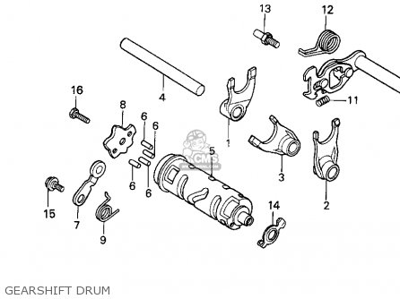 Honda XR100R 1999 (X) USA parts lists and schematics