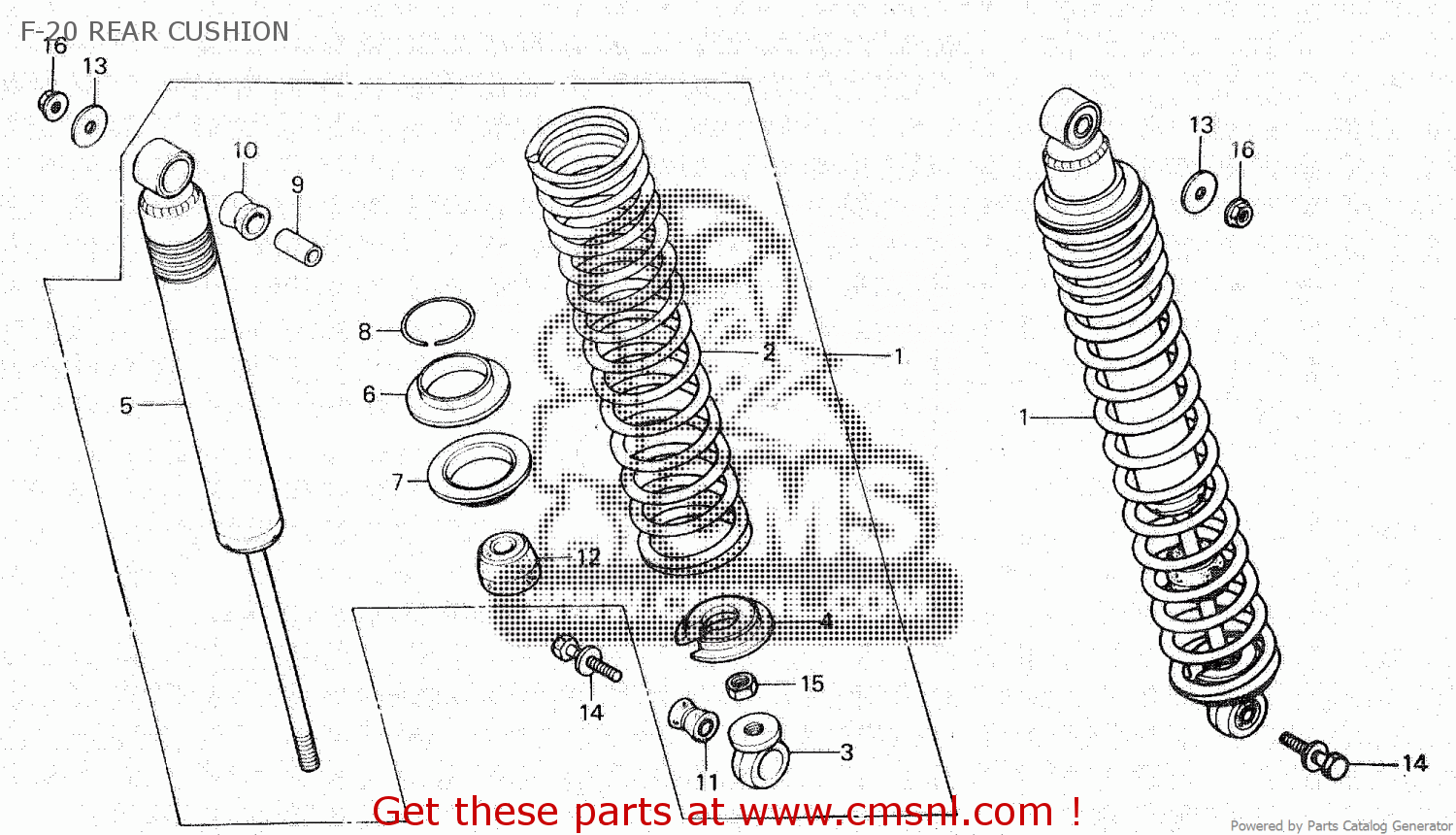 Honda Honda XR200 1980 (A) CANADA parts lists and schematics