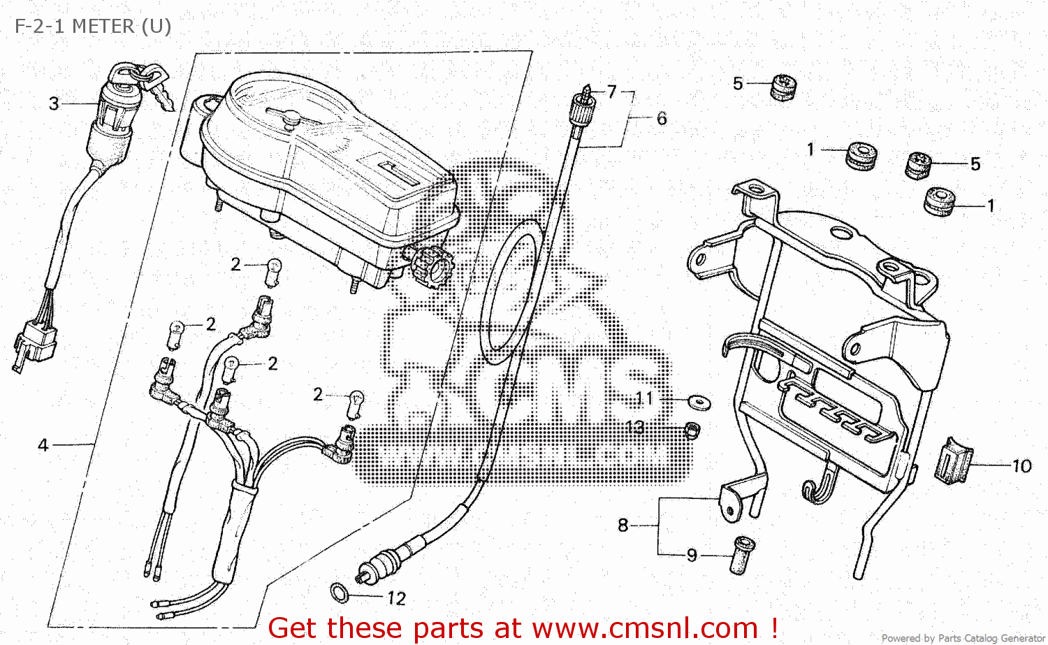 Honda Honda XR200 1980 (A) CANADA parts lists and schematics