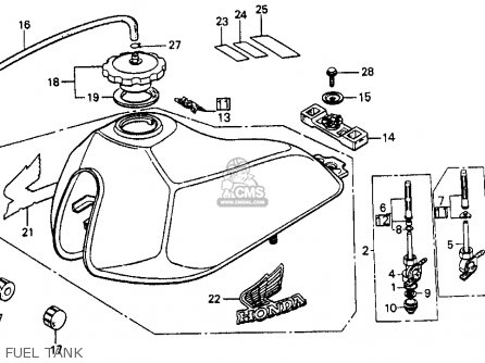 Honda XR200 1980 (A) USA parts lists and schematics