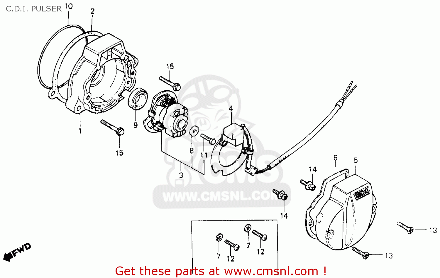 Honda XR200 1984 (E) USA parts lists and schematics