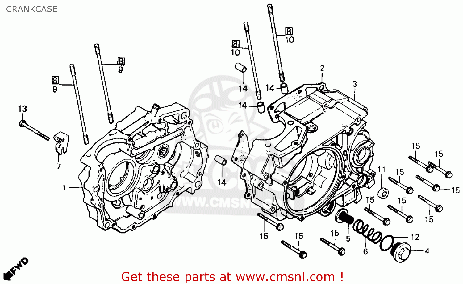 Honda XR200 1984 (E) USA parts lists and schematics