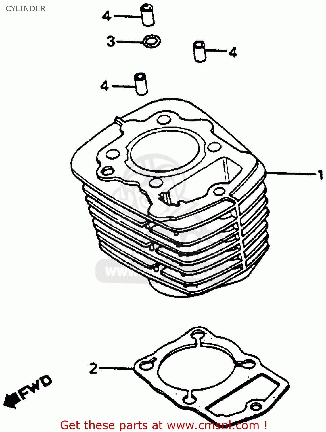 Honda XR200 1984 (E) USA parts lists and schematics