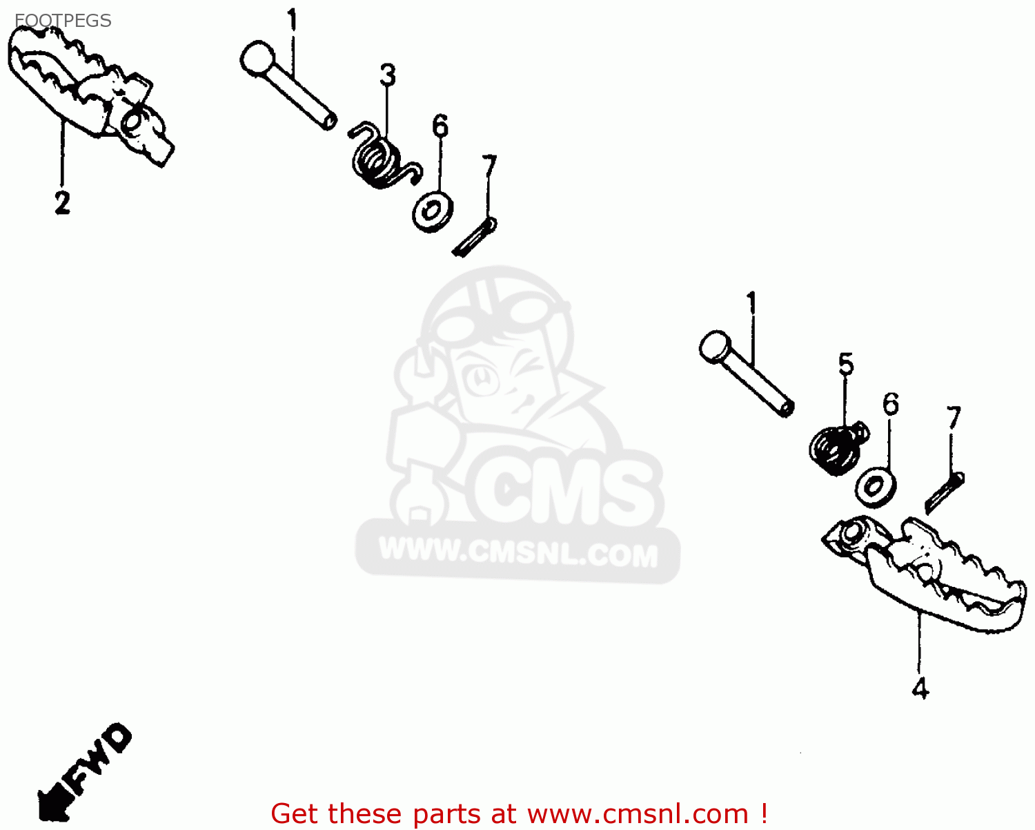 Honda XR200 1984 (E) USA parts lists and schematics