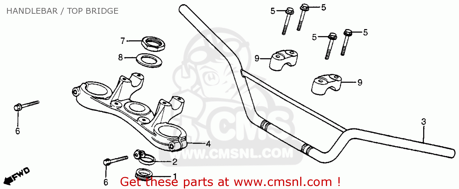 Honda XR200R 1982 (C) USA parts lists and schematics