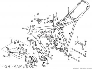 Honda XR200R 1983 (D) parts lists and schematics