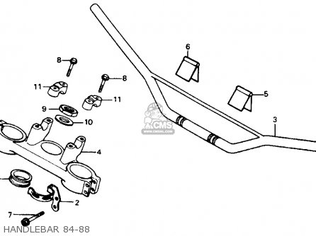 Honda XR200R 1984 (E) USA parts lists and schematics