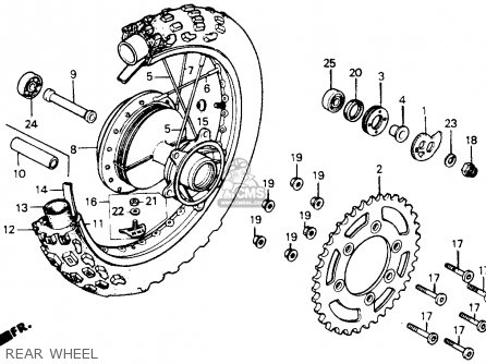 Honda XR200R 1984 (E) USA parts lists and schematics