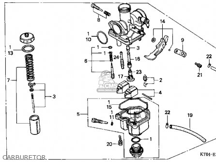 Honda XR200R 1999 (X) USA parts lists and schematics