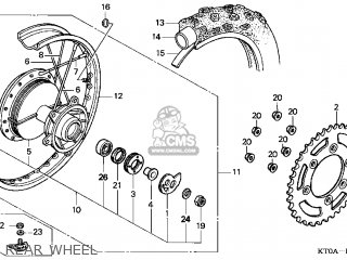 Honda XR200R 2002 (2) USA parts lists and schematics